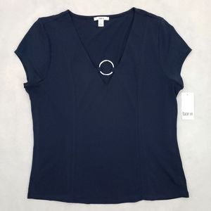 Bar III | Tops | Bar Iii Size Large Tank Blue | Poshmark